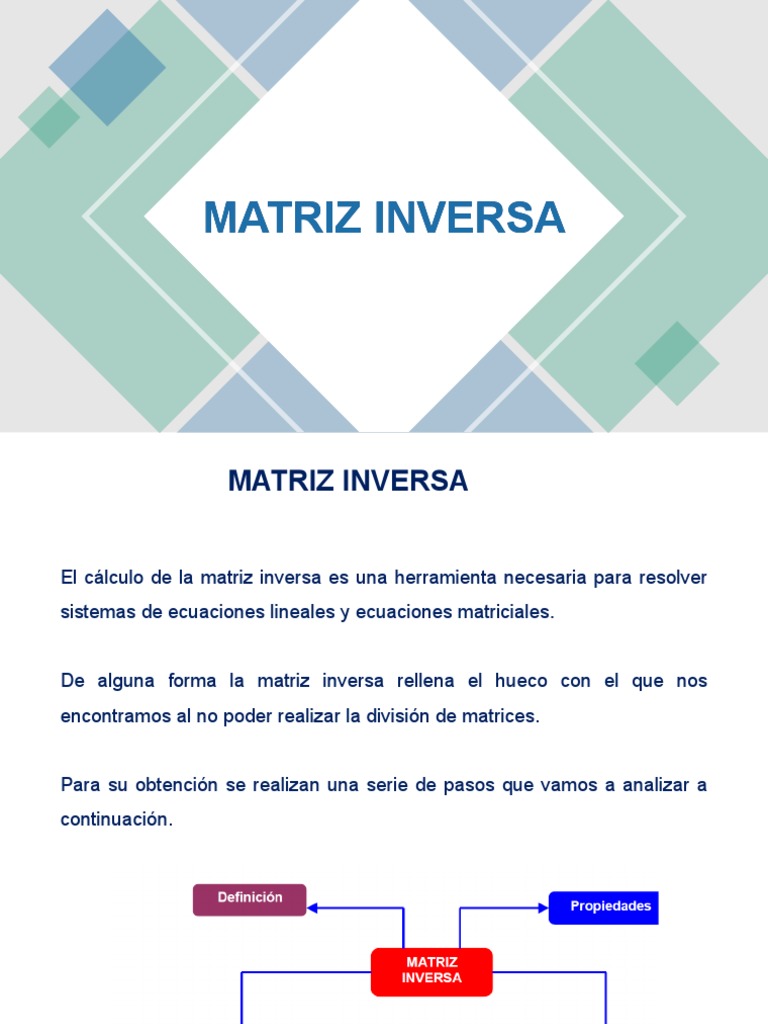 Matriz Inversa | PDF | Matriz (Matemáticas) | Determinante