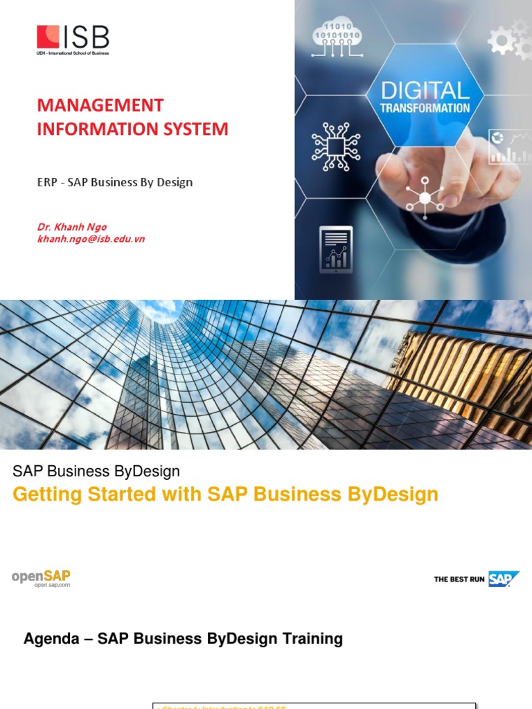 Session 7 - ERP SAP Business by Design | PDF | Cloud Computing | Enterprise Resource Planning