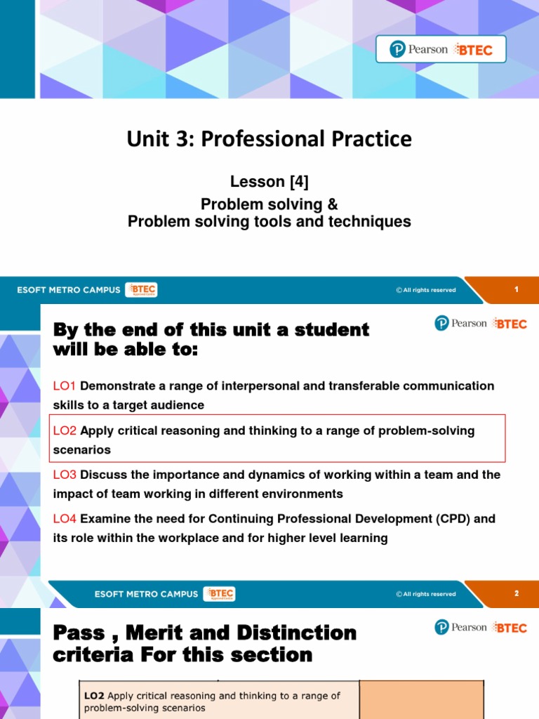 Week 04 - Problem - Solving - Tools - and - Techniques | PDF | Swot Analysis | Brainstorming