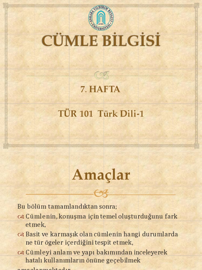 Tdl1 7. Hafta PDF | PDF