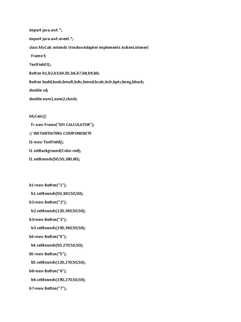 Calculator | PDF | Computer Programming | Computing