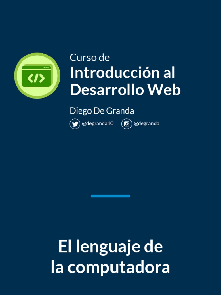 Curso Desarrollo Web | PDF | Red mundial | Internet y web