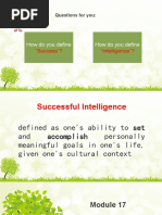 Sternberg'S Successful Intelligence Theory and WICS Model | PDF ...