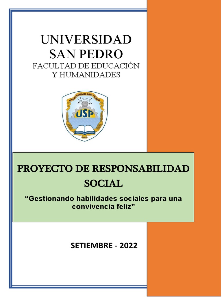 Plan Del PRS | PDF | Empatía | Salón de clases