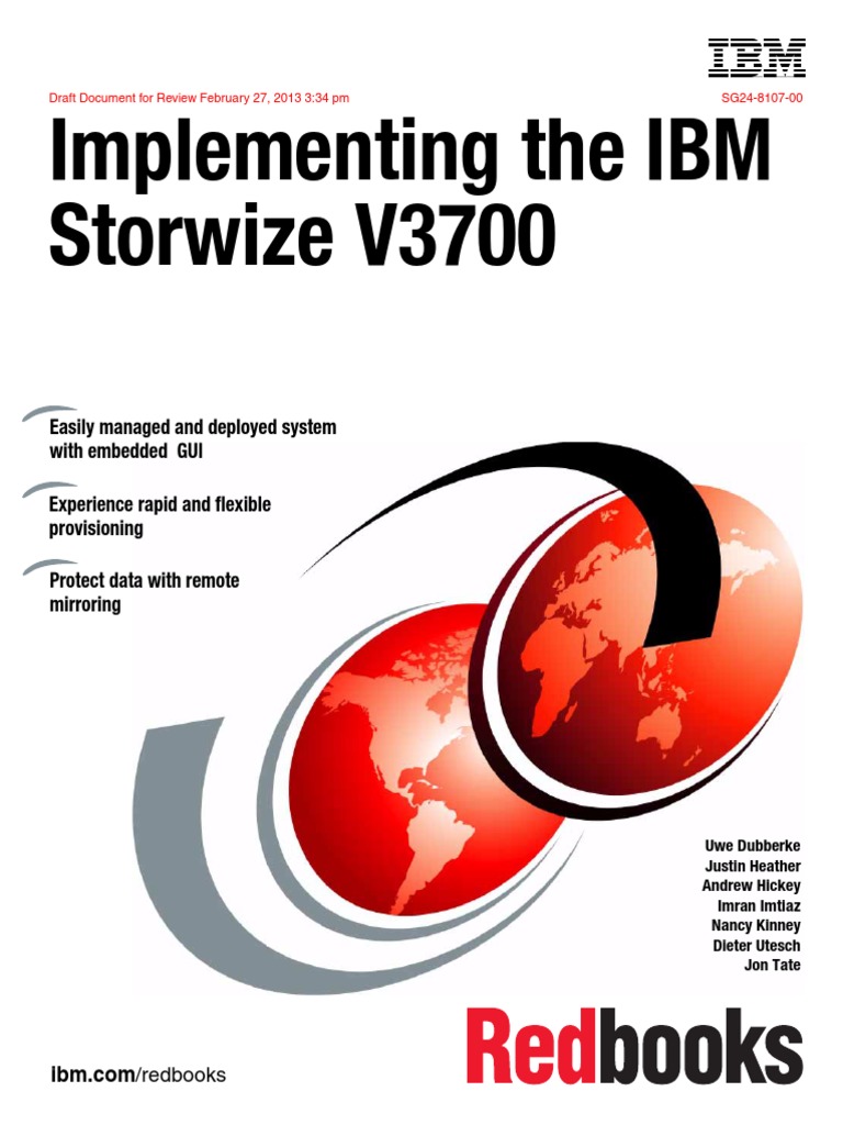 IBM Storwize v3700 Part1. | PDF | System Software | Computer Architecture