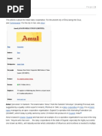 Financial Analysis of AMUL | PDF | Cash Flow Statement | Depreciation
