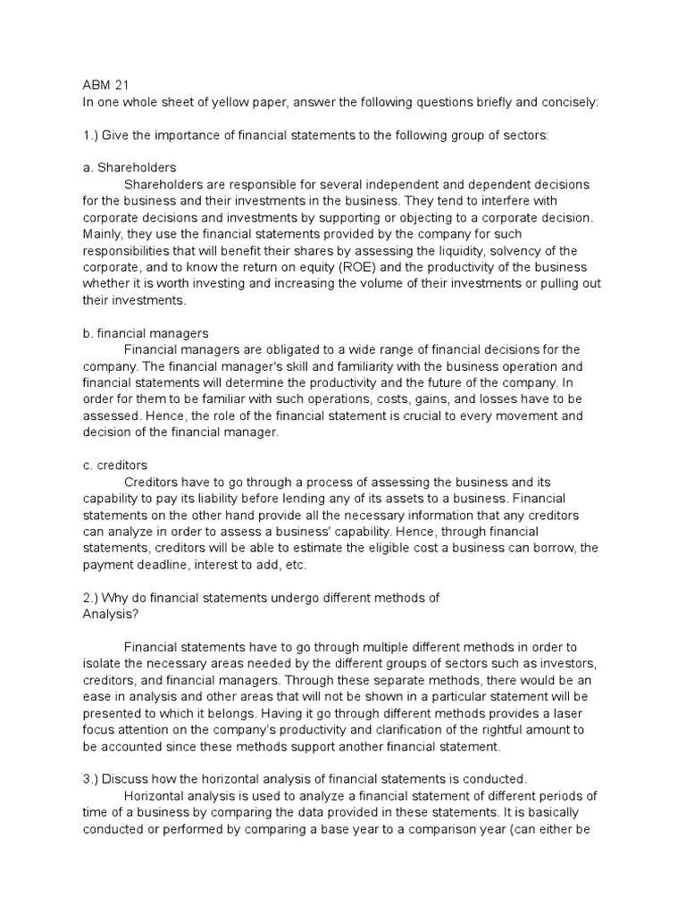 Business Finance | PDF | Financial Statement | Financial Economics