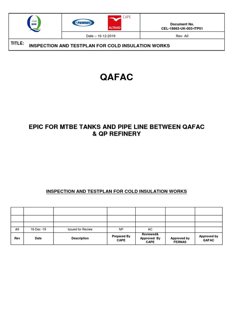 CEL-18663-UK-003-ITP01 - Rev-A1 | PDF | Specification (Technical ...