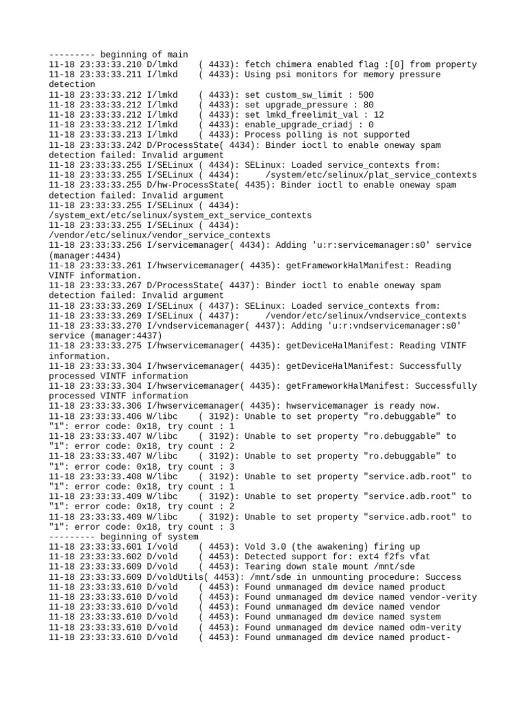 Logcat Prev CSC Log | PDF | Software | Computer Architecture