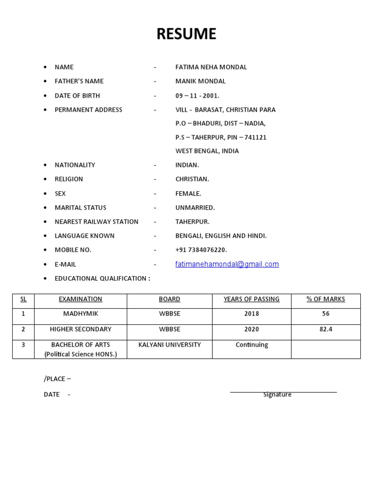 Resume Neha | PDF