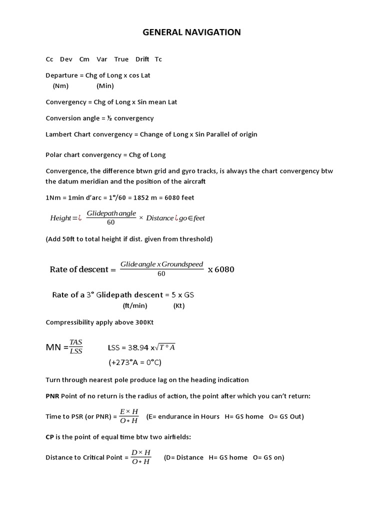 Fiche General Nav | PDF