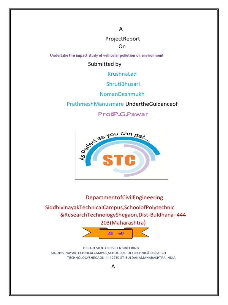 WRE Micro Project | PDF