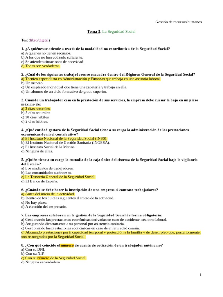 Test 3 y 4 Respuestas | PDF | Economias