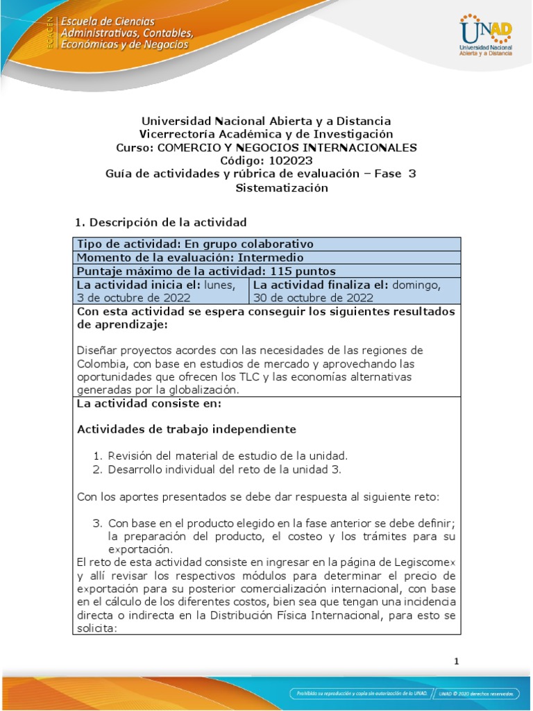 Guía de Actividades y Rúbrica de Evaluación - Unidad 2 - Fase 3 - Sistematización | PDF | Plagio ...
