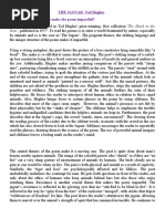 Summary of Ted Hughes' "The Jaguar" | PDF