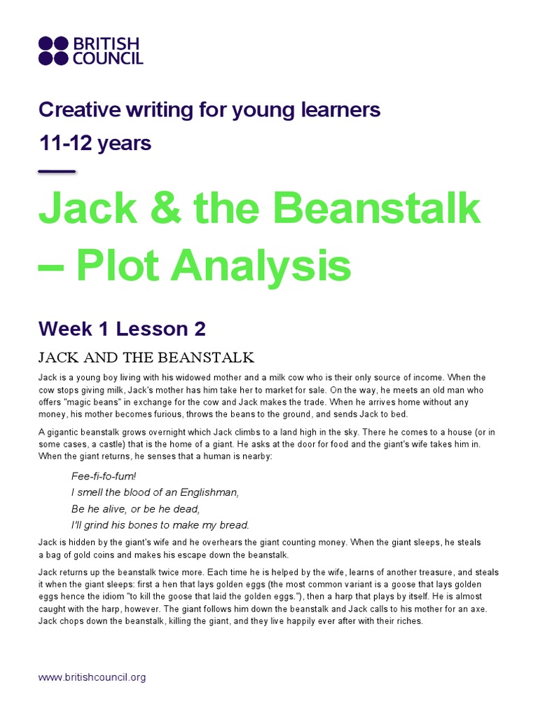 Jack and The Beanstalk - Plot Analysis | PDF
