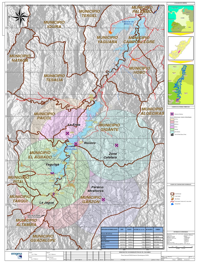 Plano General PHEQ Estación Climatológicas | PDF | Ciencias de la ...