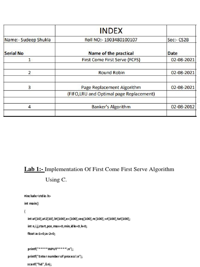OS Lab File | PDF | Applied Mathematics | Software Development