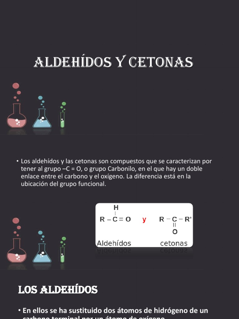 Aldehídos y Cetonas: Guía Básica | PDF | Cetona | Aldehído