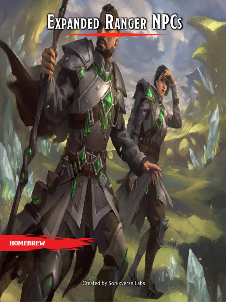 Expanded Rangers | PDF | Dungeons & Dragons | Gary Gygax Games