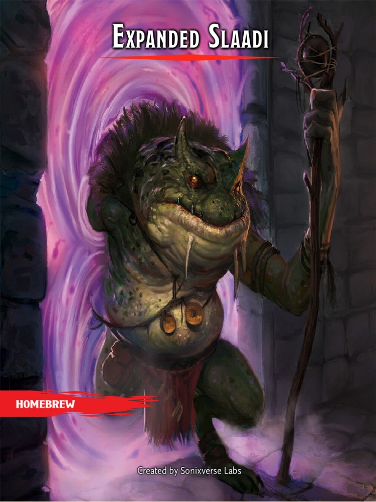 Expanded Slaadi | PDF | D20 System | Gary Gygax Games