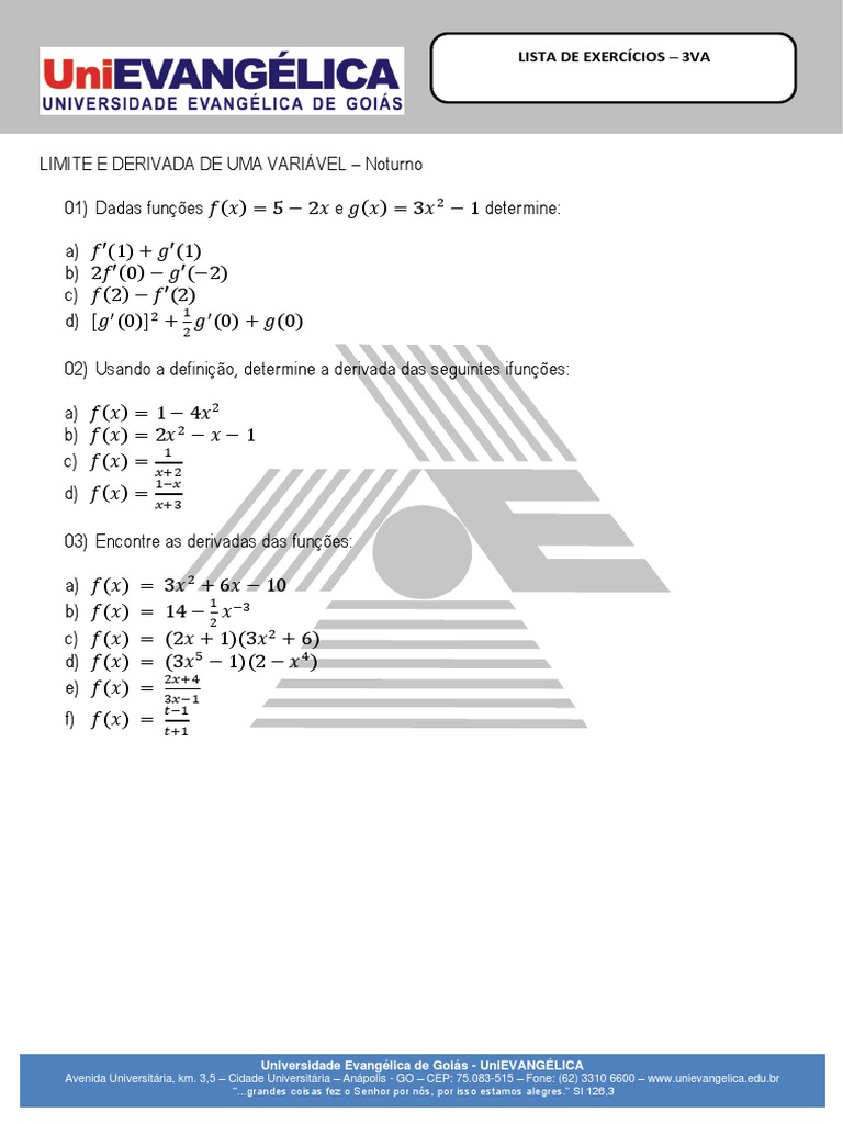 Lista03 LD1V VA3 2022 2 | PDF