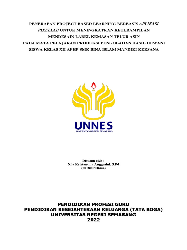 PTK PPG Unnes Nila 2022 | PDF