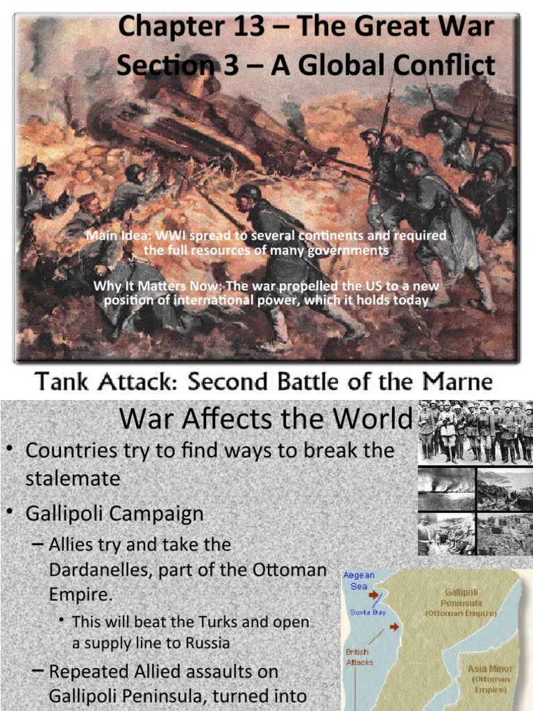 World CH 13 Sect 3 Notes | PDF | World War I | Allies Of World War I