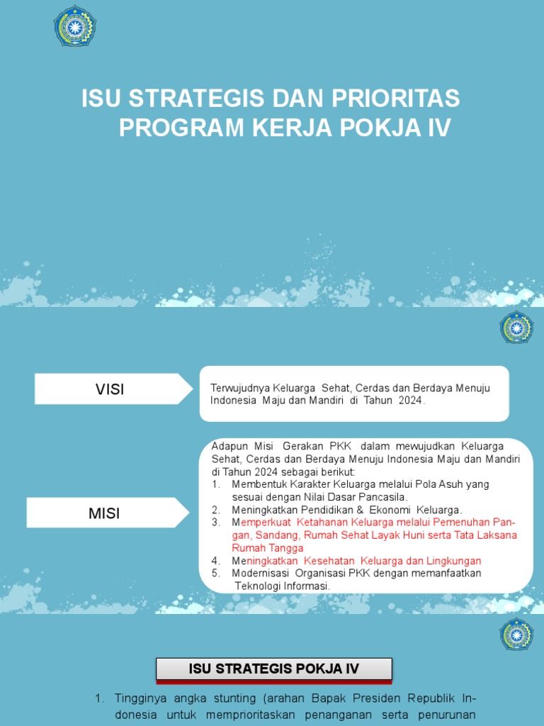 Materi Pokja IV | PDF | Ilmu Sosial