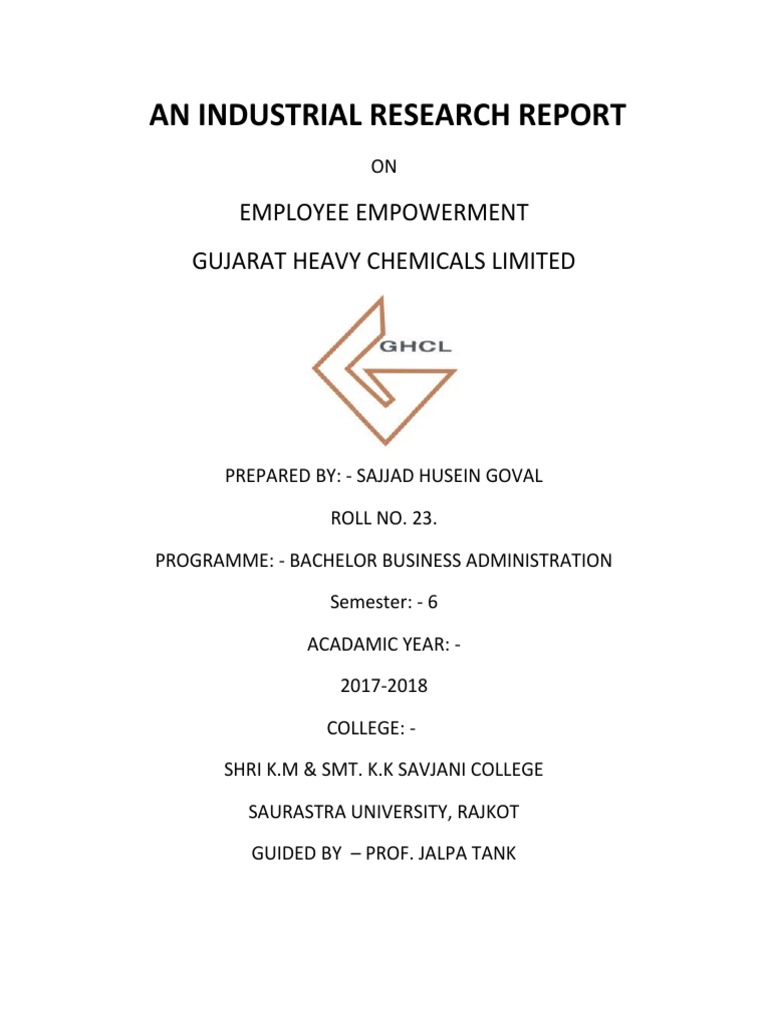 GHCL | PDF | Theory | Data