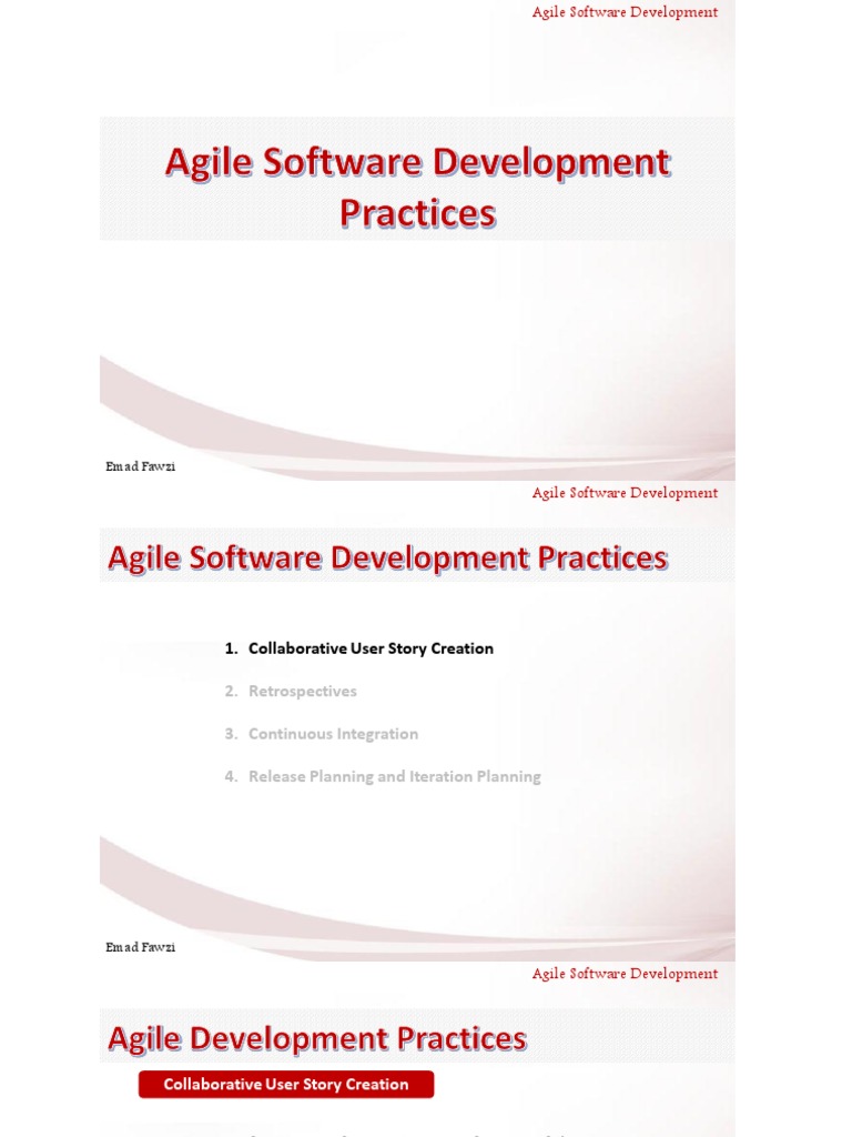 Agile Software Development - User Story Creation | PDF | Agile Software ...