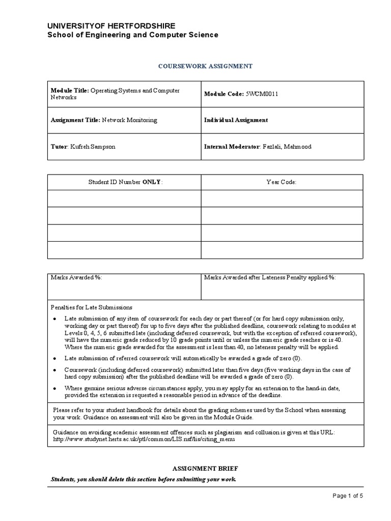 Network 20assignment 202 | Download Free PDF | Network Socket ...