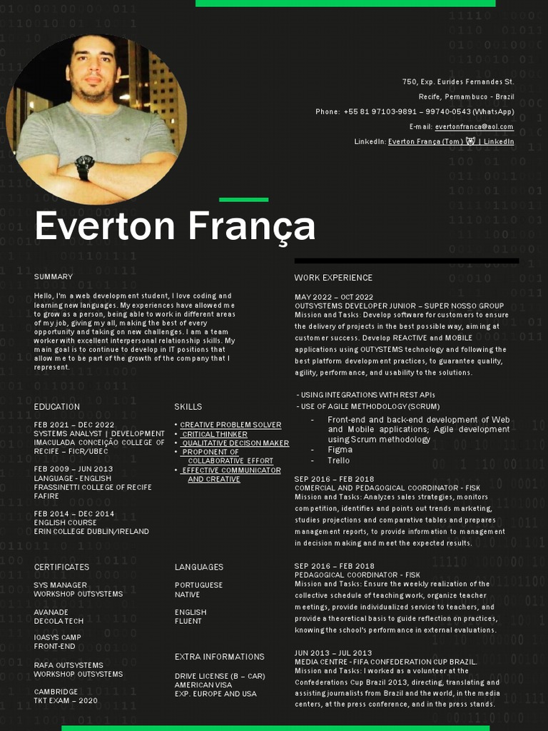 Resume Outsystems | PDF | Agile Software Development | Communication