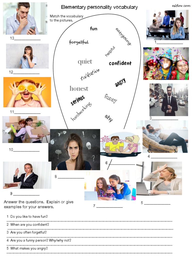 Essential Vocabulary for Describing Personalities | PDF