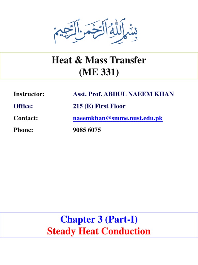 3 - Thermal Resistance | PDF | Thermal Insulation | Heat Transfer
