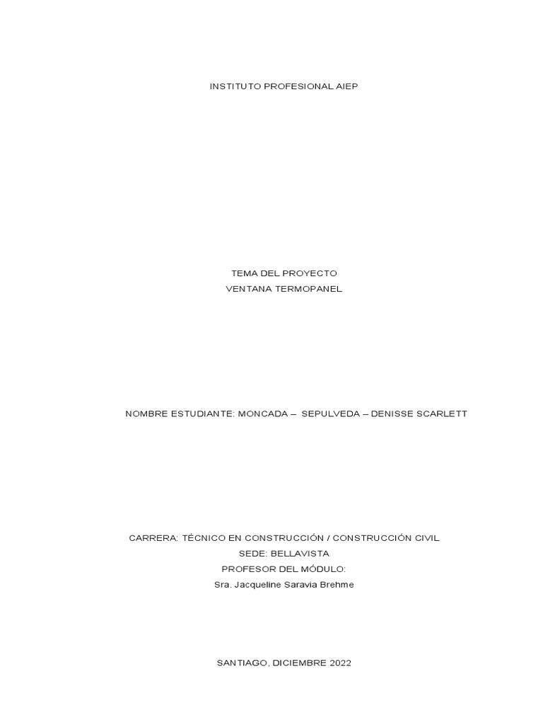 29 D Moncada E2 | PDF | Ventana