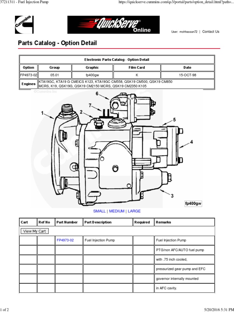 Fuel Pump Spare Parts | PDF | Pump | Vehicle Parts