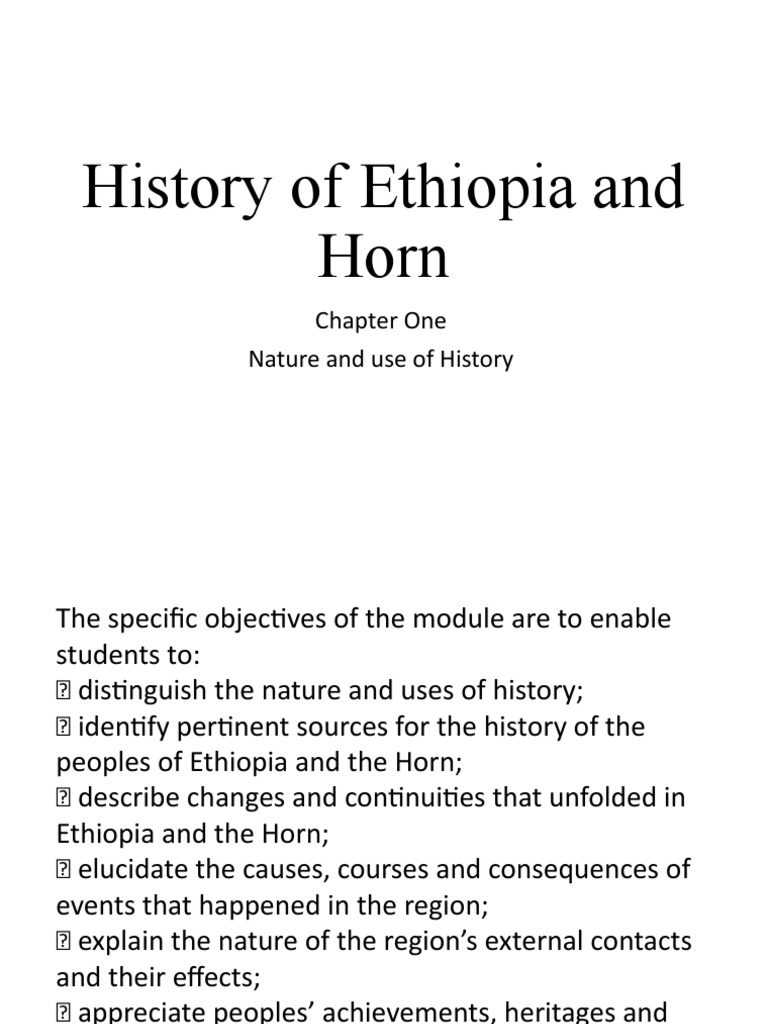 History of Ethiopia | PDF | Primary Sources | Historian