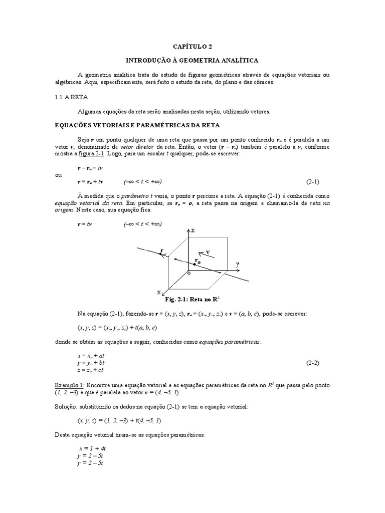 Capitulo-2 Algebra Linear Básica | PDF | Elipse | Linha (Geometria)