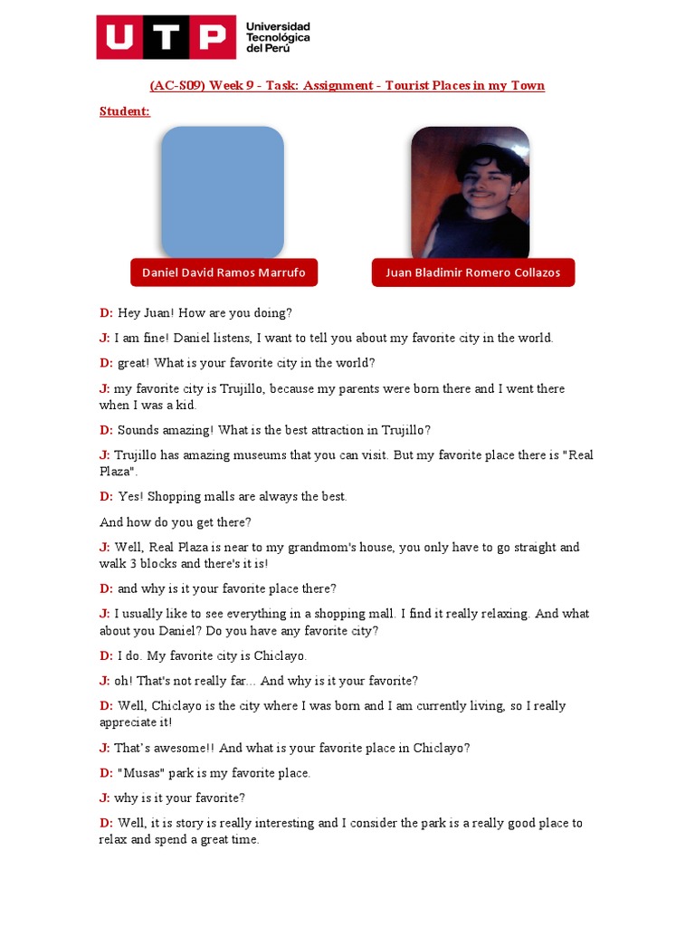 Task9 Juan Bladimir Romero Collazos Daniel David Ramos Marrufo | PDF