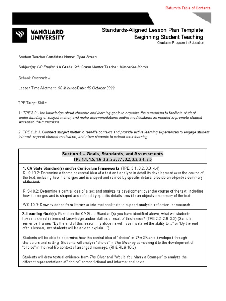 lp 2 final draft 1 | PDF | Rubric (Academic) | Lesson Plan