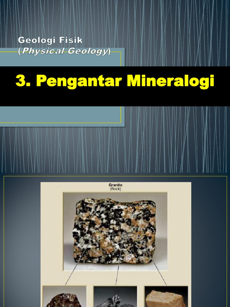Pengantar Mineralogi: Identifikasi Mineral di Lapangan | PDF