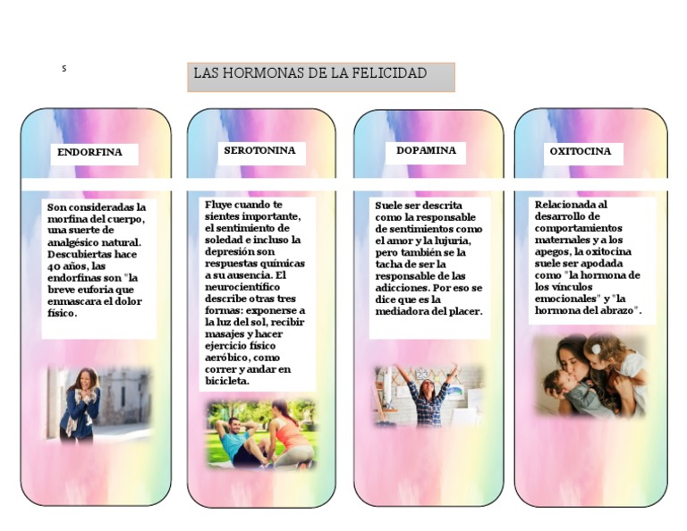 Las Hormonas de La Felicidad | PDF