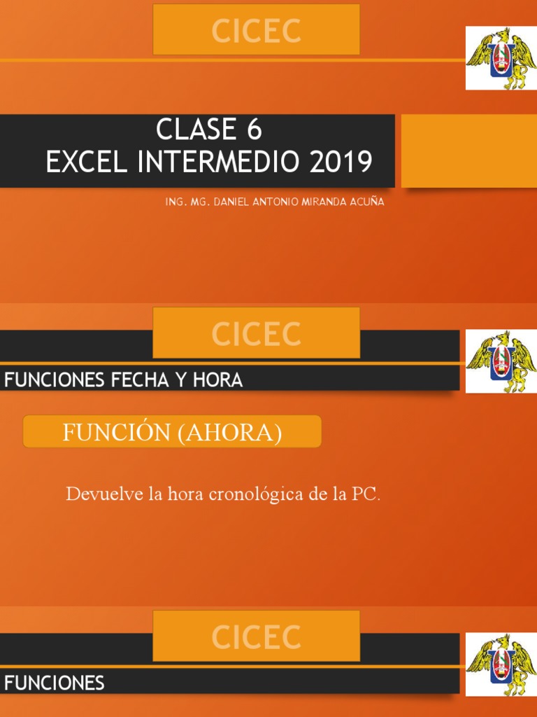 Clase 06 (Excel Intermedio) | PDF