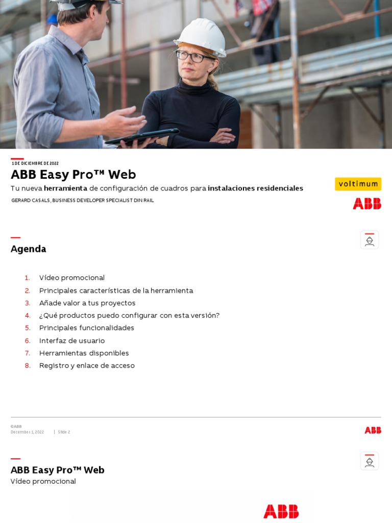 ABB Easy Pro Web - Presentación | PDF | Gestión de tecnología de la información | Ingenieria ...