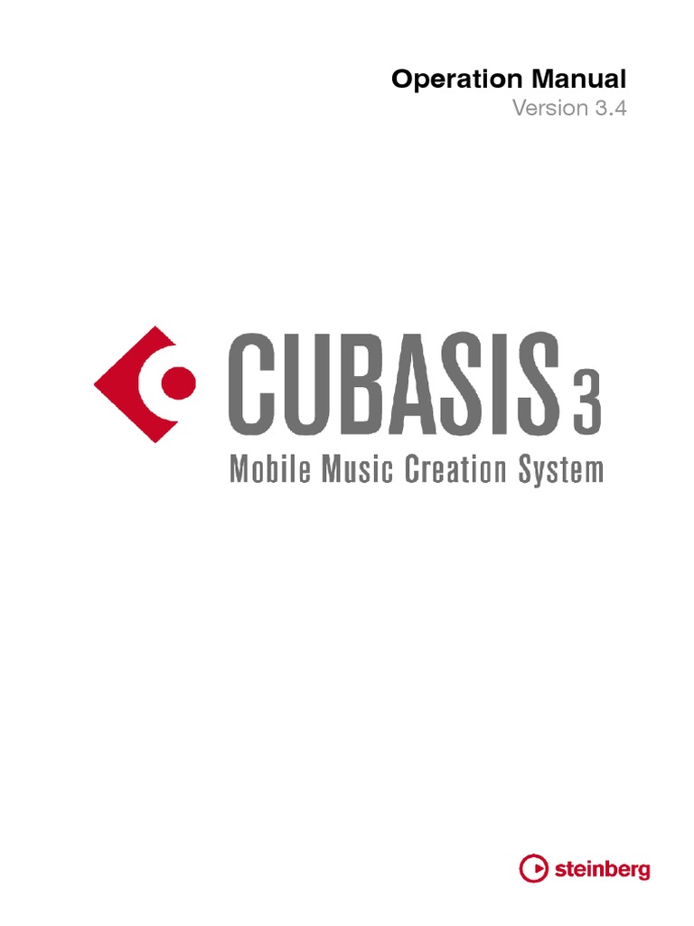 Cubasis 3 Operation Manual | PDF | Sound Technology | Sound Production