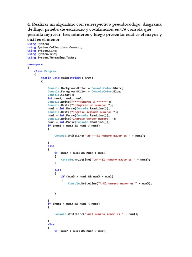 Ejericicio 4 Programacion y Base de Datos | PDF