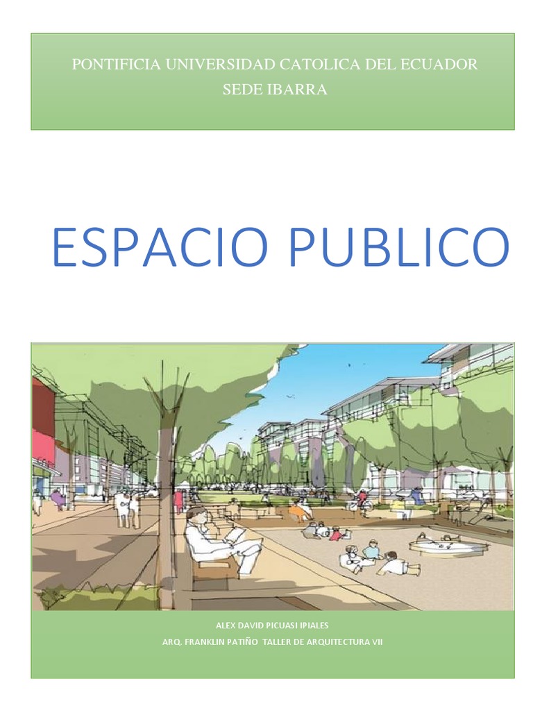 Ensayo - Espacio Publico | PDF | Ciudad | Vida