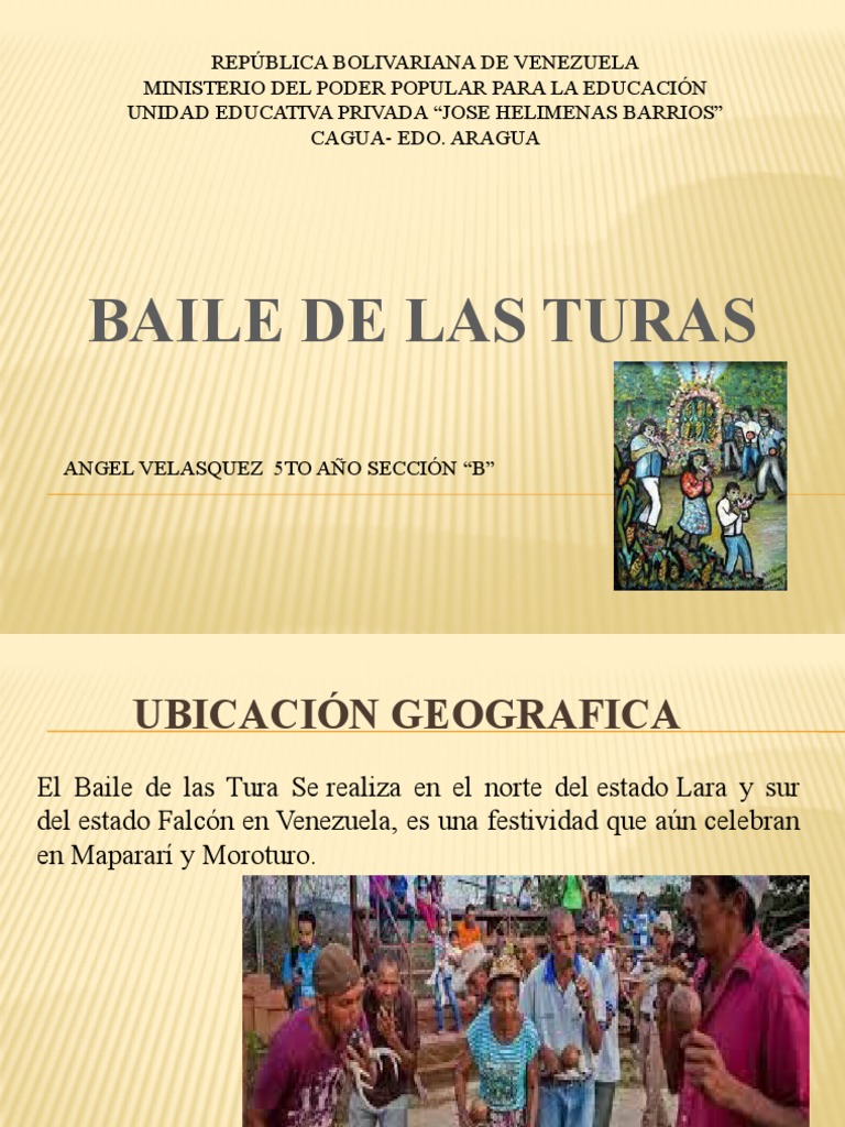 Baile de las Turas: Ritual Indígena Venezolano | PDF | Bailes
