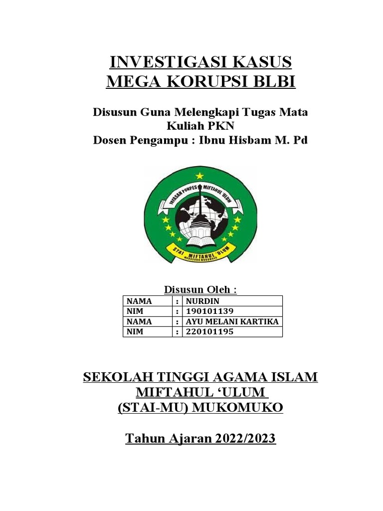 Mega Korupsi Blbi | PDF Mega Korupsi Blbi | PDF